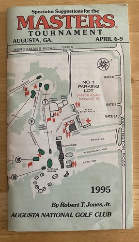 1995 Masters Tournament Spectator Guide AUGUSTA NATIONAL GC Ben ...