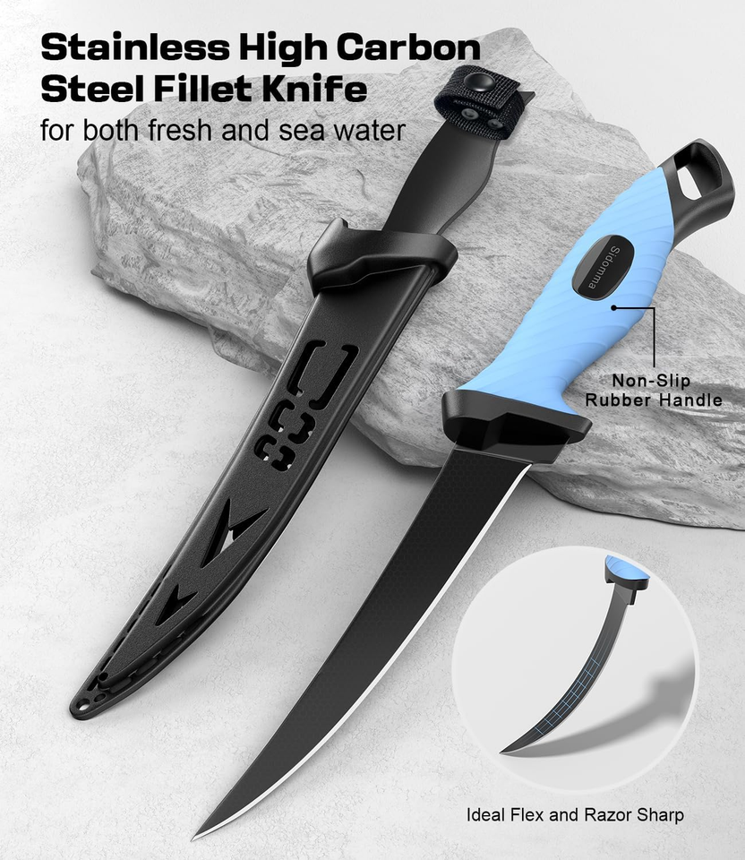 Pro Fishing Gear and Equipment Tools Accessories Kit with Fishing ...