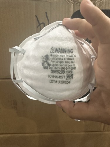 3M 8200 N95 Particulate Respirator Protective Sanding Grinding Masks ...