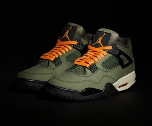 Size 11 - Undefeated x Air Jordan 4 Retro 2025 Green Olive NEW ...