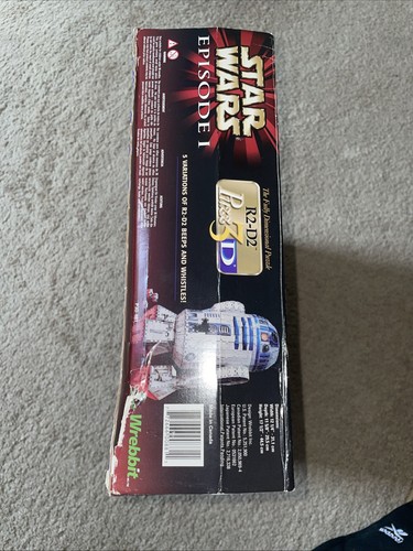 R2-D2 Puzz 3D Puzzle Star Wars Episode 1 708 Pieces Open Box Never ...