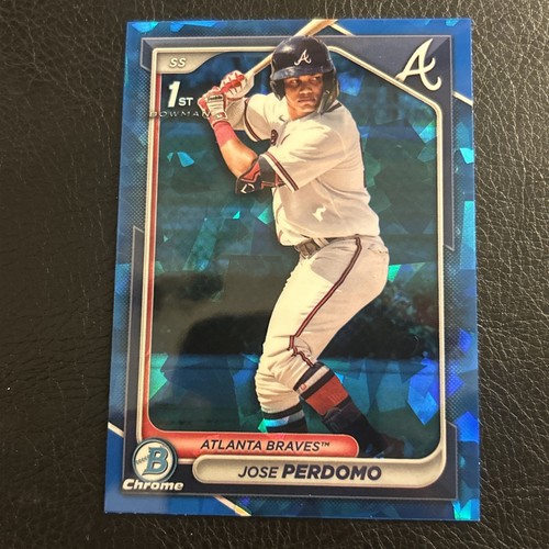 Jose Perdomo 2024 Bowman Chrome Sapphire 1st Prospect #BCP-220 Atlanta ...