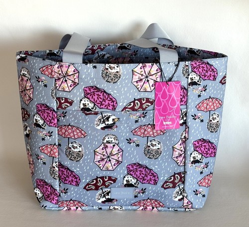 Vera Bradley Kohl’s Hedgehog Lighten Up Medium Tote Bag NWT Raining ...
