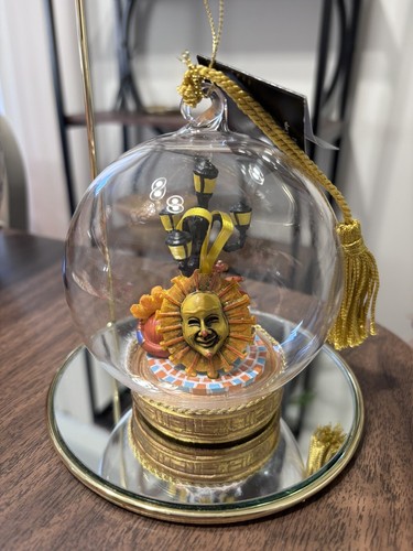 Flavia Milano MEMORY GLOBE Hanging Glass Ornament Venice Masks With Box ...