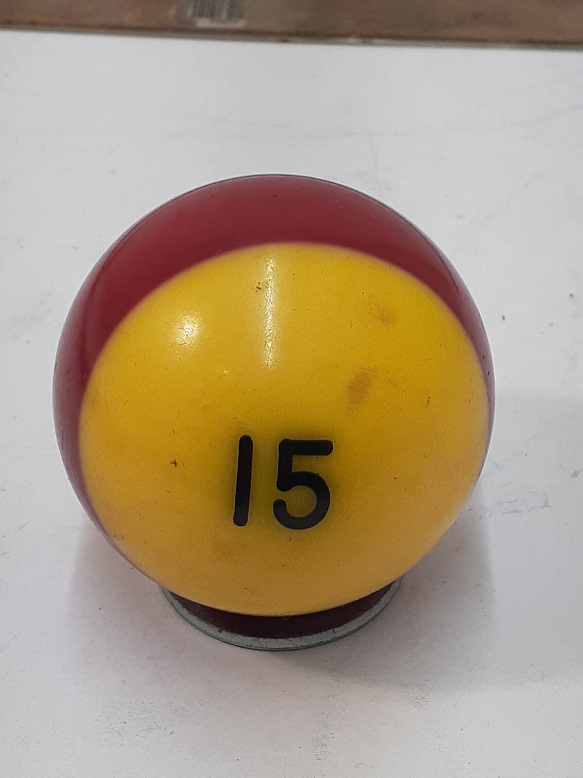 Vtg Billiard Ball Pool Snooker # 15 burgundy stripe Replacement Aprox ...