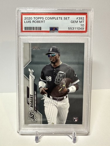 2020 Topps Complete Set Luis Robert Rookie Card RC #392 PSA 10 Gem Mint ...