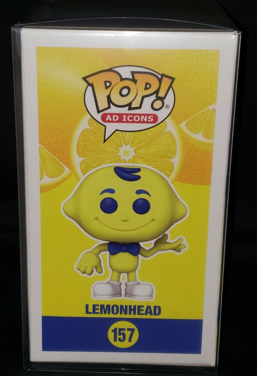 Funko Pop Ad Icon Lemonhead #157 Scented 2022 Funkon Limited Edition w ...