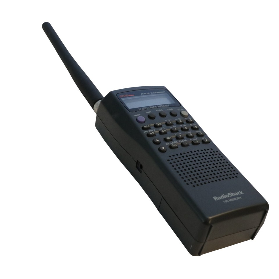 Radio Shack Pro-74 100 Channel VHF/UHF/air 800MHZ Race Scanner 20-513A ...