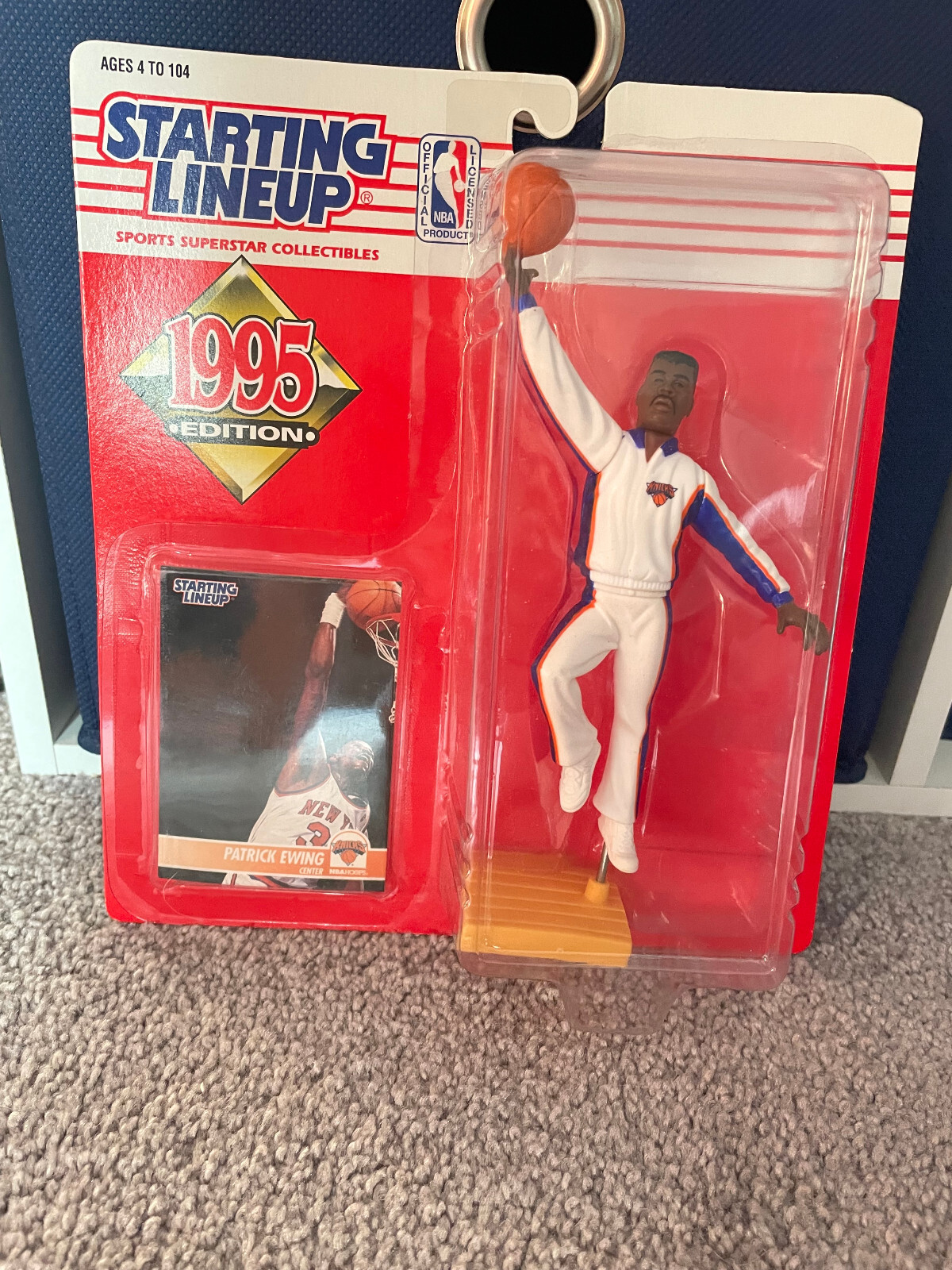 1995 Starting Lineup Patrick Ewing New York Knicks Basketball NBA ...