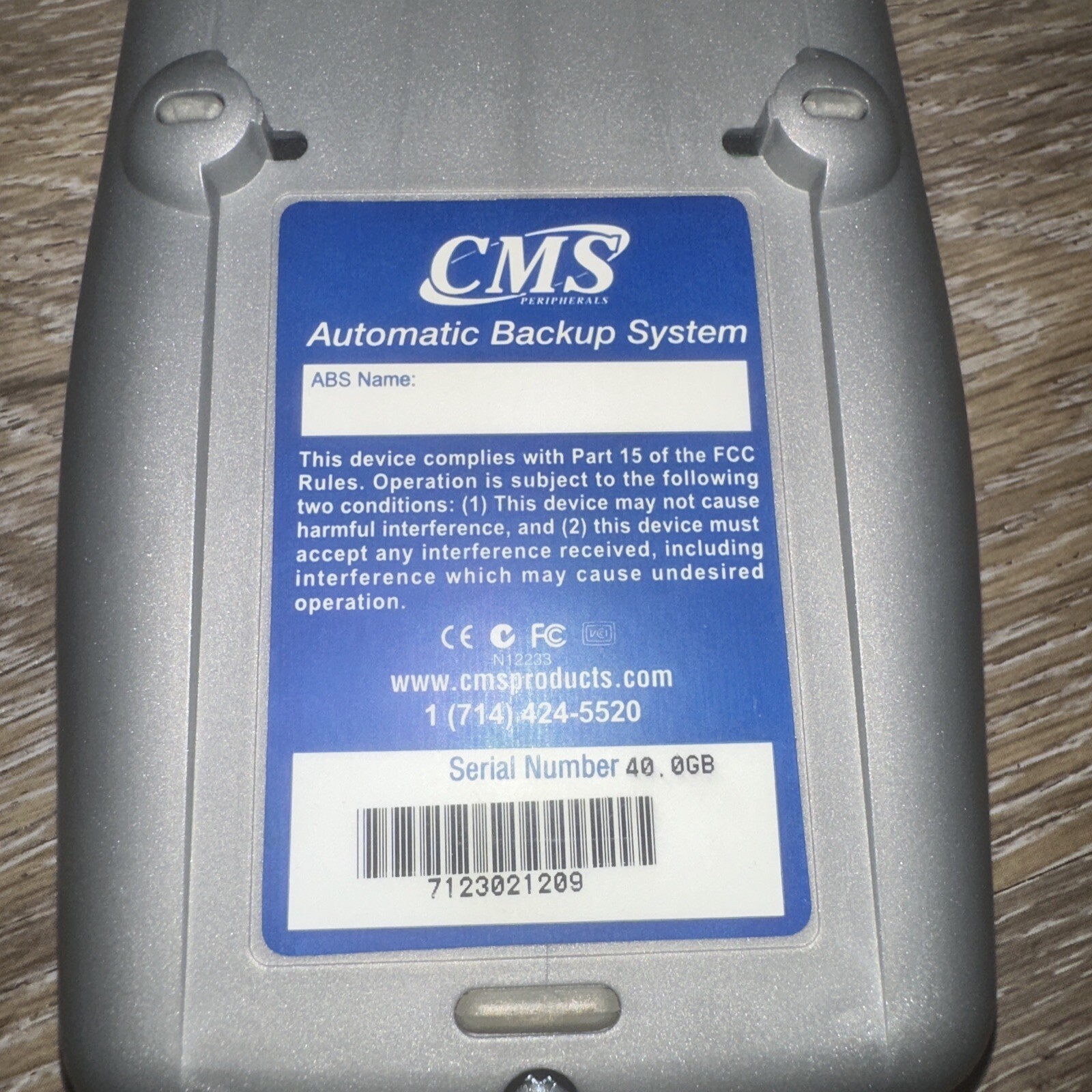 CMS Products ABS Plus Automatic USB Backup System for PC (40GB) | eBay