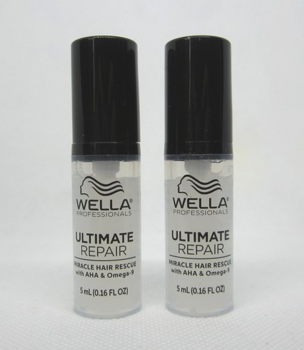 Lot (2) Wella Ultimate Repair Miracle Hair Rescue mini sample 0.16 oz ...