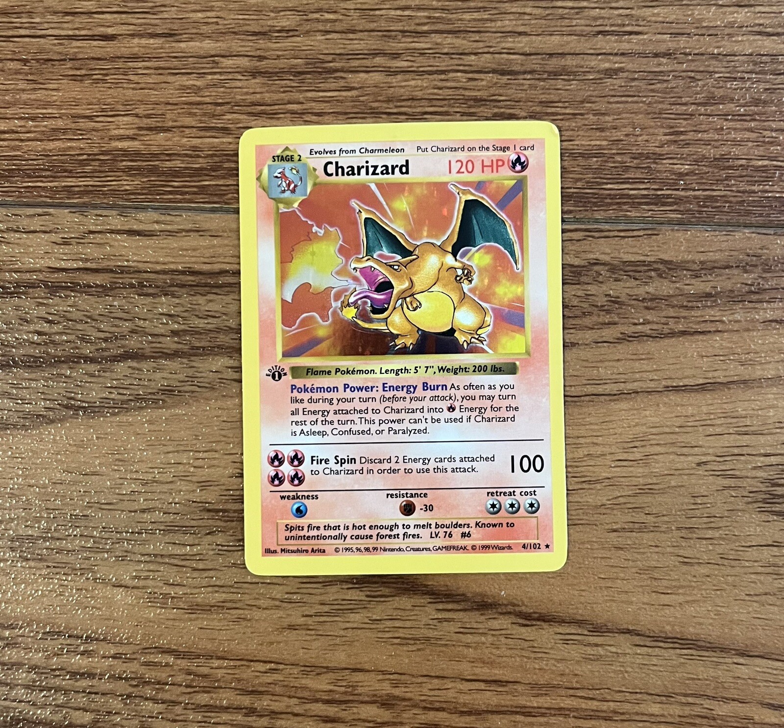 1st Edition Shadowless Charizard 4/102 Base Set Holo Pokemon Card | eBay