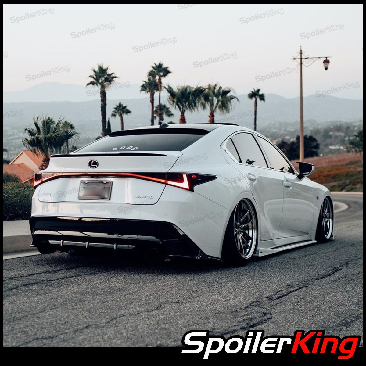 Rear Window Roof Spoiler (Fits: Lexus IS300 IS350 IS500 2021-present ...