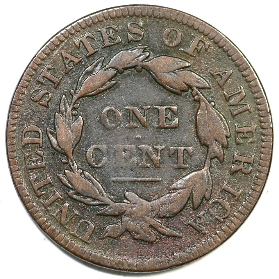 1835 N-10 R-4+ Matron or Coronet Head Large Cent Coin 1c | eBay