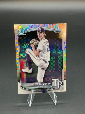 2025 Bowman Draft Chrome X-FRACTOR RARE BDC-166 Cooper Flemming, Tampa ...