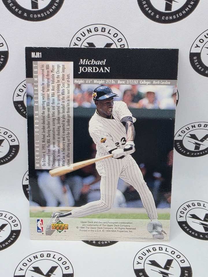 Michael Jordan 1993-94 Upper Deck SE Retirement #MJR1 HOF | eBay