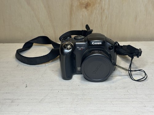 Canon PowerShot S3IS PC1192 6MP Digital Camera 12x Zoom Black 1:2.7-3.5 ...