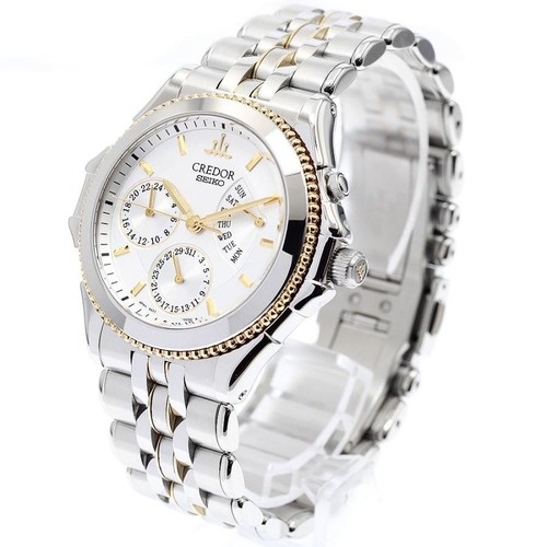 SEIKO GCBG996/4S77-0A30 Credor Pacific Retrograde Automatic 39mm SS/YG ...