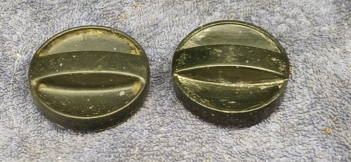 1960-63 AMC Rambler Rebel ~ Pair Radio Volume/Tuning Control Knobs ...