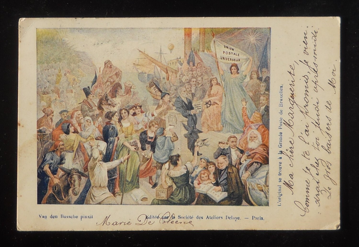 1902 POSTAL HISTORY Union Postale Universelle 1874 Grande Poste ...