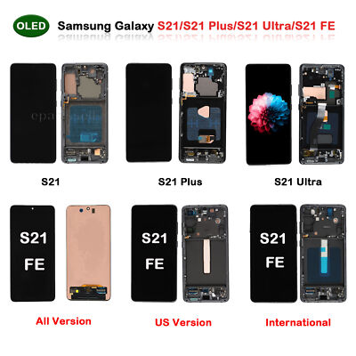 For Samsung Galaxy S21/S21 Plus/S21 Ultra/S21 FE OLED Display Screen ...