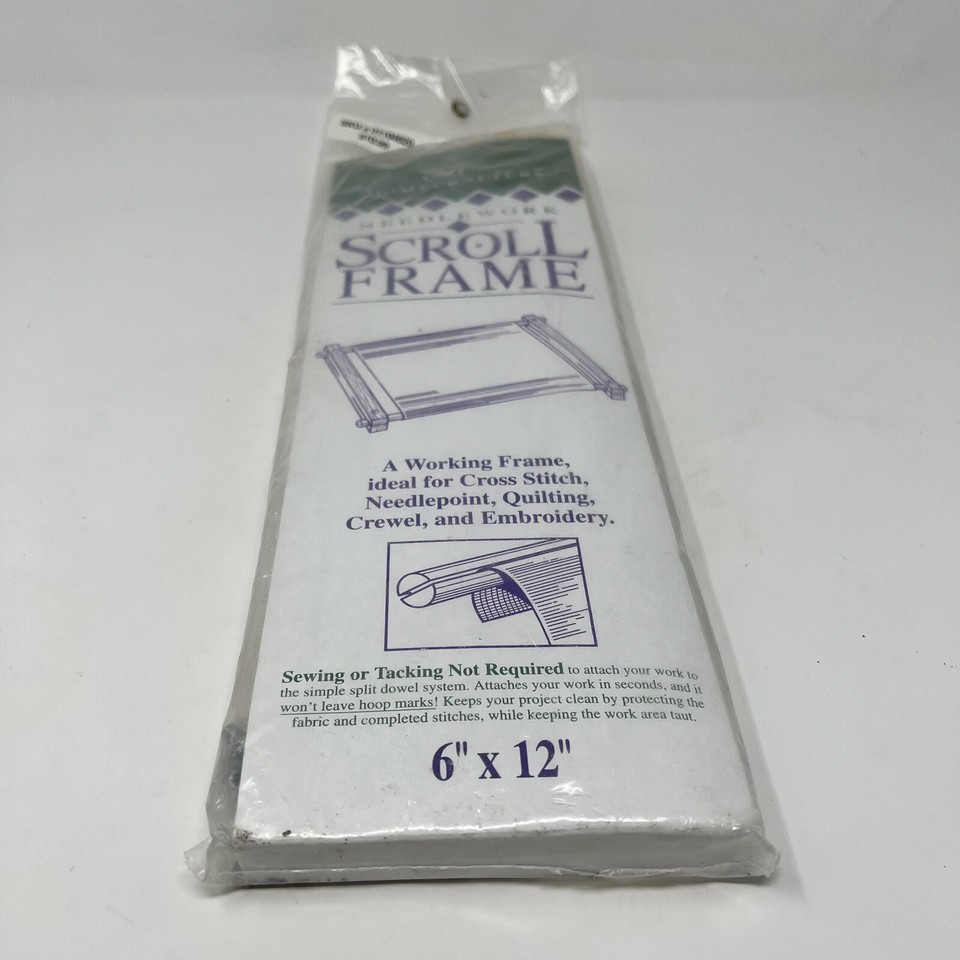 Needlework Scroll Frame Homecrafters 6" x 12" ~ New In Package ~ Crafts ...