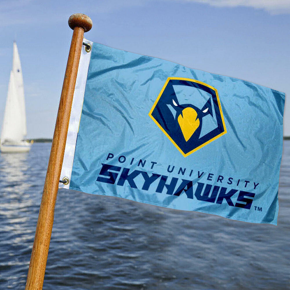 Point University Skyhawks Boat Yacht Nautical Flag | eBay