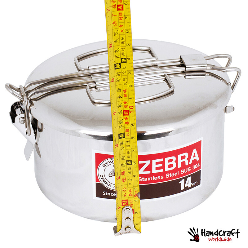 Zebra Lunch Box Stainless Steel Bowl Pan Set Bushcraft Survival Camping ...