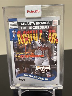 2021 Topps Project 70 RONALD ACUNA JR. #286 2002 by UNDEFEATED PR ...