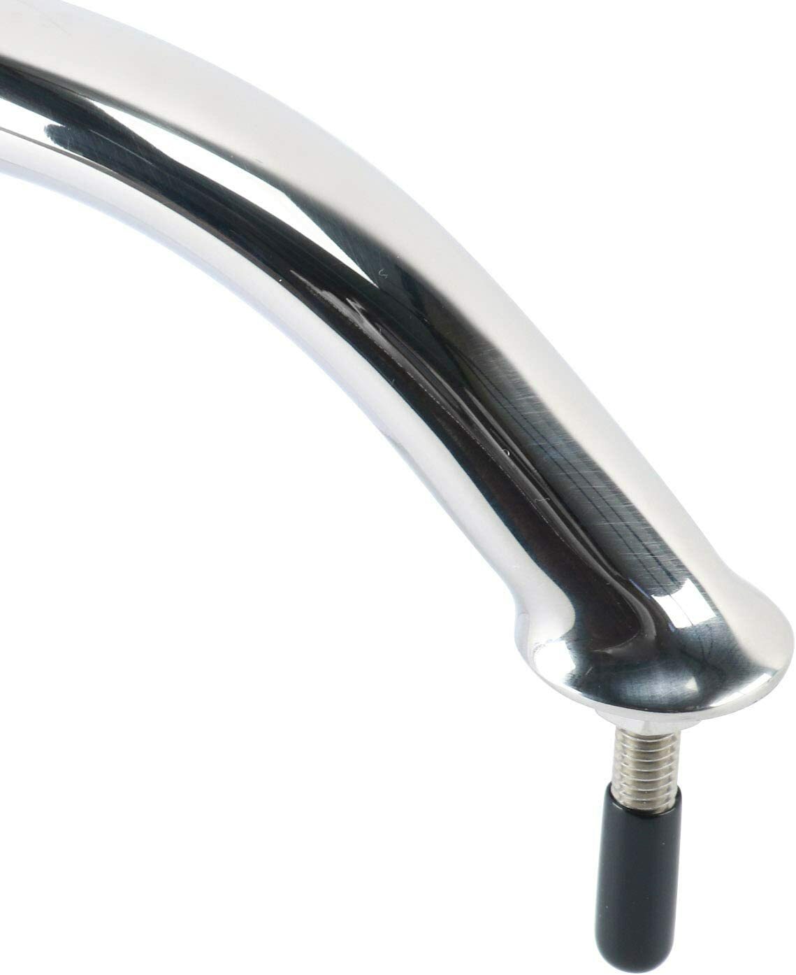 2-Pack 16" Polished Stainless Oval Boat Marine Grab Handle Hand Rail ...