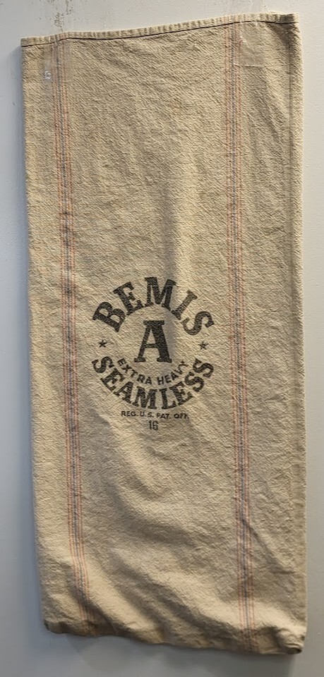Bemis A Extra Heavy Seamless Vintage Cotton Feed Or Seed Sack | eBay