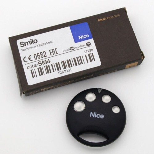 NICE SMILO SM4 Télécommande Pour Portail Garage 4 Canaux 433,92 MHz,Rolling Code | eBay