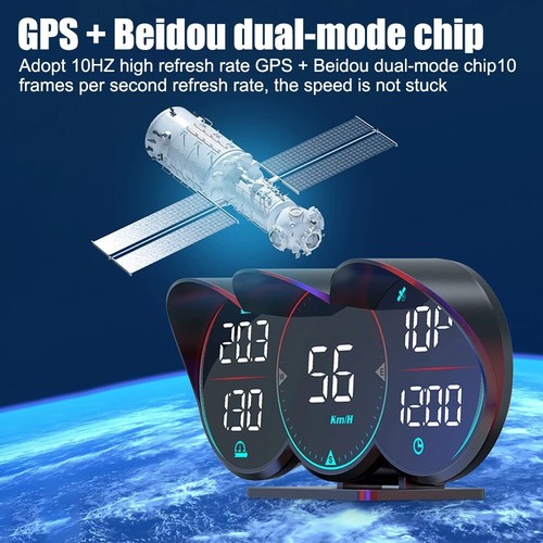 Car HUD Head-up Display Car Universal Beidou Satellite Speed ...