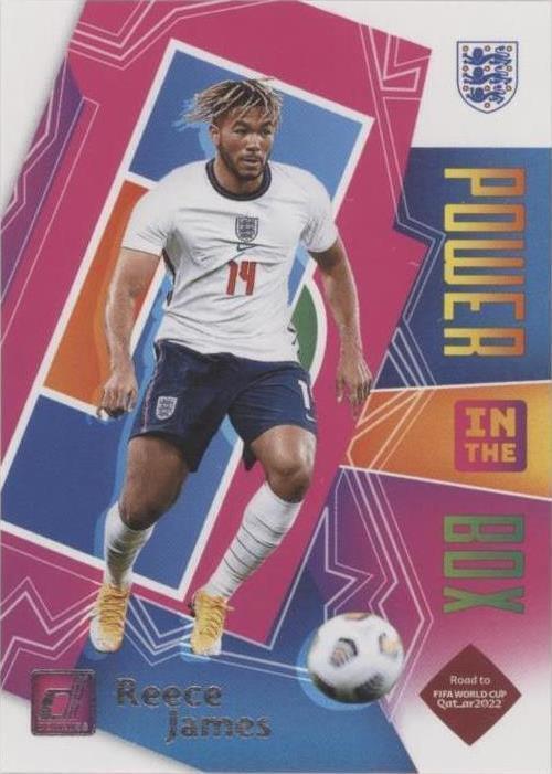 2021-22 Panini Donruss Road to Qatar - Power in the Box Reece James #6 ...