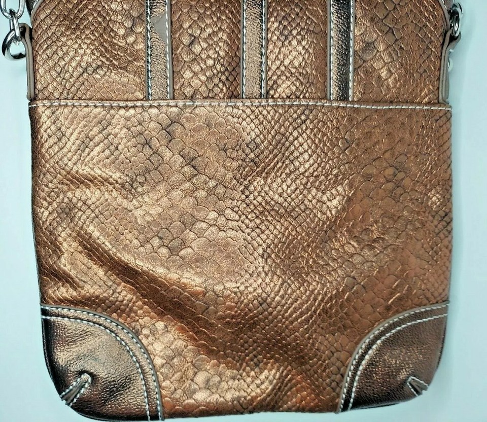 Silverake Elegant Silver Rhinestone Snake Pattern Crossbody Fit Purse ...