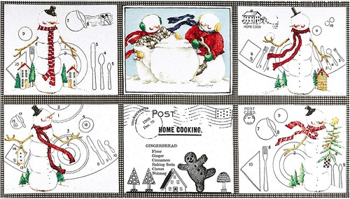 Snow Sweet Making Friends Placemat Panel 24 x 43 inches Riley Blake ...