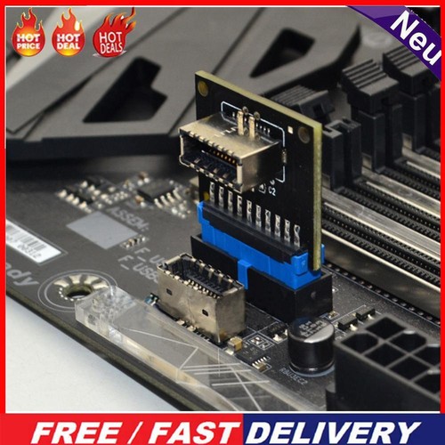 USB 3.1 Type C Front Panel Socket Board USB3.0 19Pin to TYPE-E 20Pin ...
