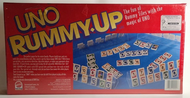 Vintage Mattel 1993 UNO Rummy up Tile Game B1 for sale online | eBay