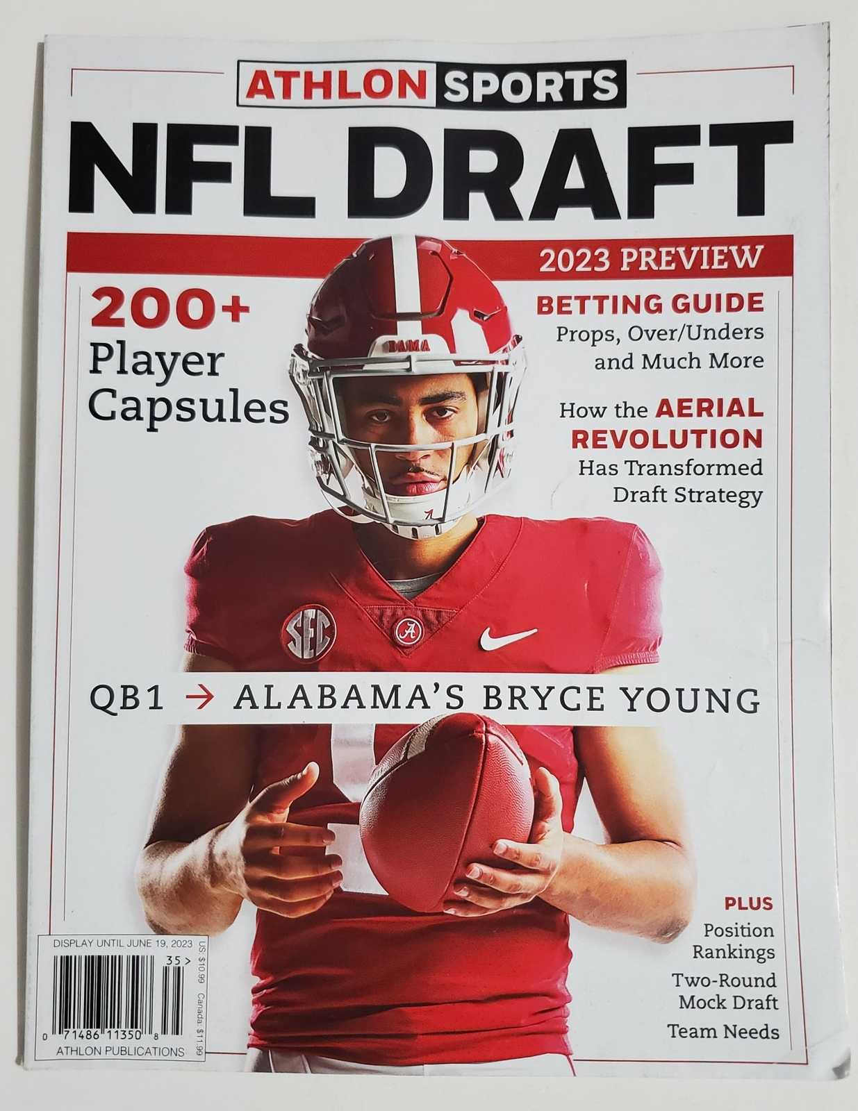 ATHLON SPORTS - NFL DRAFT - BRYCE YOUNG - JUNE 2023 | eBay