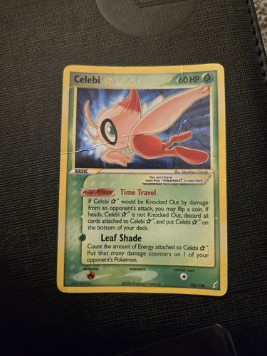 Celebi Gold Star Crystal Guardians Holo Rare Pokemon 100/100 | eBay