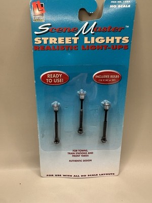 Life Like Trains Scene Master Street Lights HO Scale NIB Lot Of 2 Packs ...