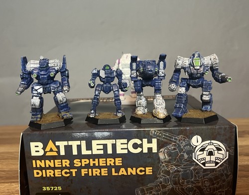 Battletech Inner Sphere Direct Fire Lance - 4 Painted Mechs – Catalyst ...