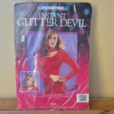 NEW Instant Glitter Devil Accessories - Red | eBay