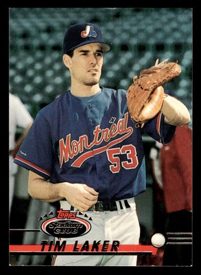 Tim Laker 1993 Stadium Club #18 RC | eBay