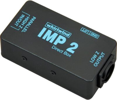 Whirlwind IMP 2 Direct Box Professional Unbalanced to Balanced Signal ...