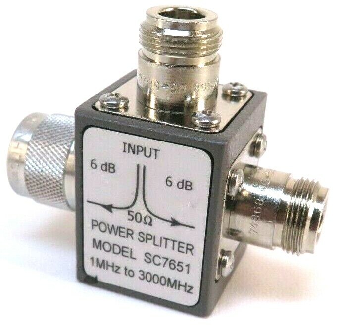 Anritsu SC7651 Power Splitter [ 1MHz - 3000MHz ] 50 Ω, N(f), N(m), N(f ...