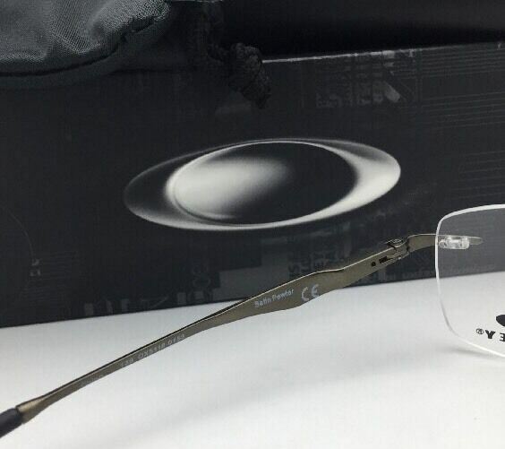 OAKLEY Titanium Eyeglasses WINGFOLD EVR OX5118-0153 Rimless Satin ...