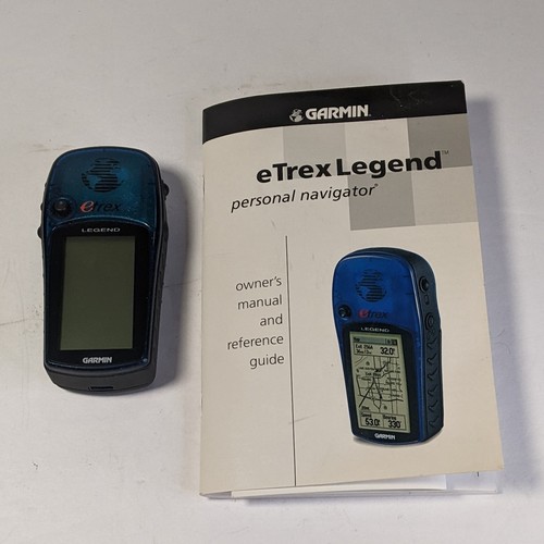 Garmin eTrex Legend Blue Handheld LCD Display Waterproof Hiking GPS ...