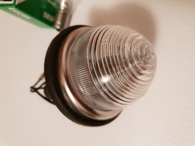 vintage plastic white LIGHT INDICATOR Austin a40 devon a30 a35 champ ...