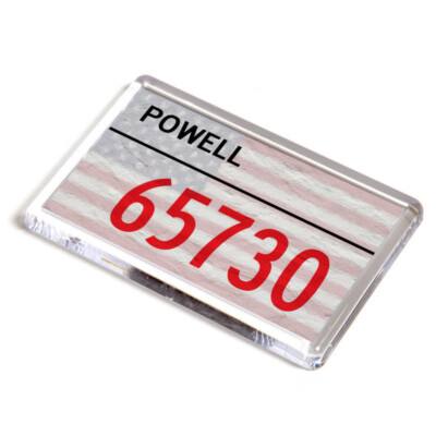 FRIDGE MAGNET - Powell, 65730 - US Zip Code | eBay